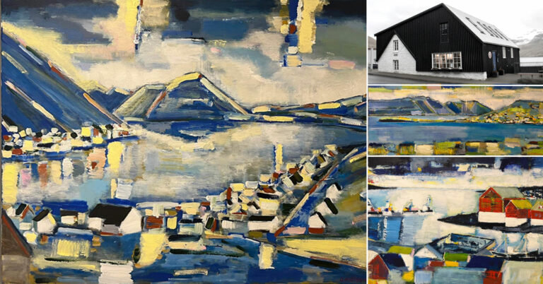 Ribarhús » Jógvan Martin Olsen málningaframsýning í Ribarhúsi.